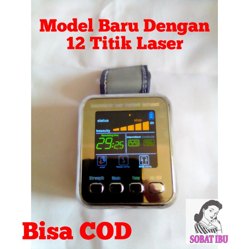 Jual JAM TANGAN TERAPI LASER 12 TITIK KESEHATAN DIKIRIM DARI TANGERANG ...