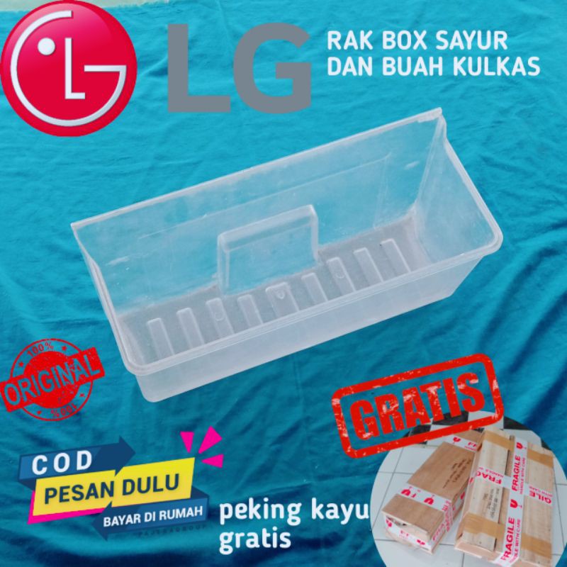 Jual RAK BOX SAYUR DAN BUAH KULKAS LG EXSPRESCOOL 1 PINTU | Shopee ...