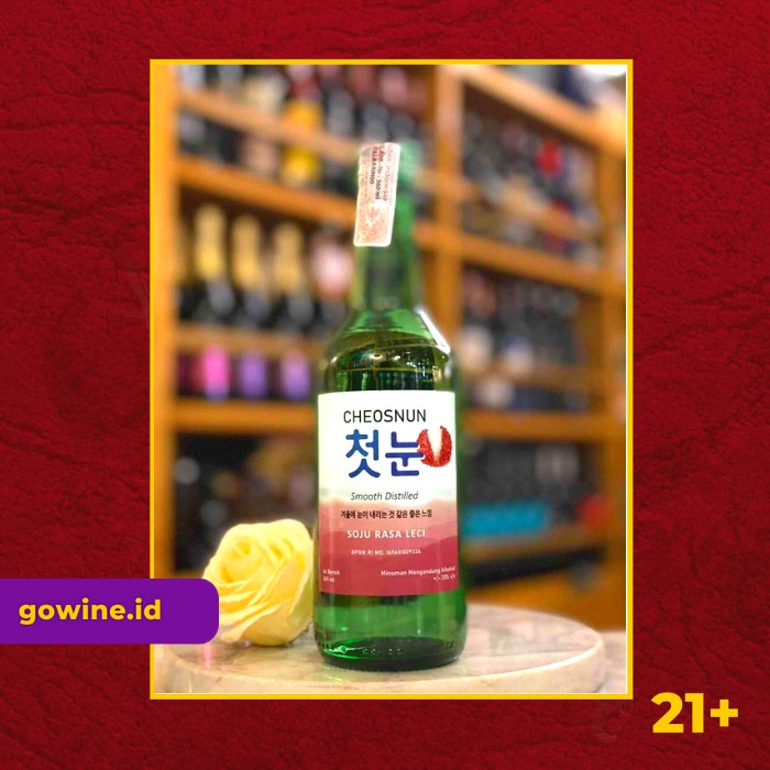 Jual Cheosnun Soju 360ml Lychee / Leci (ORI dan Resmi) | Shopee Indonesia