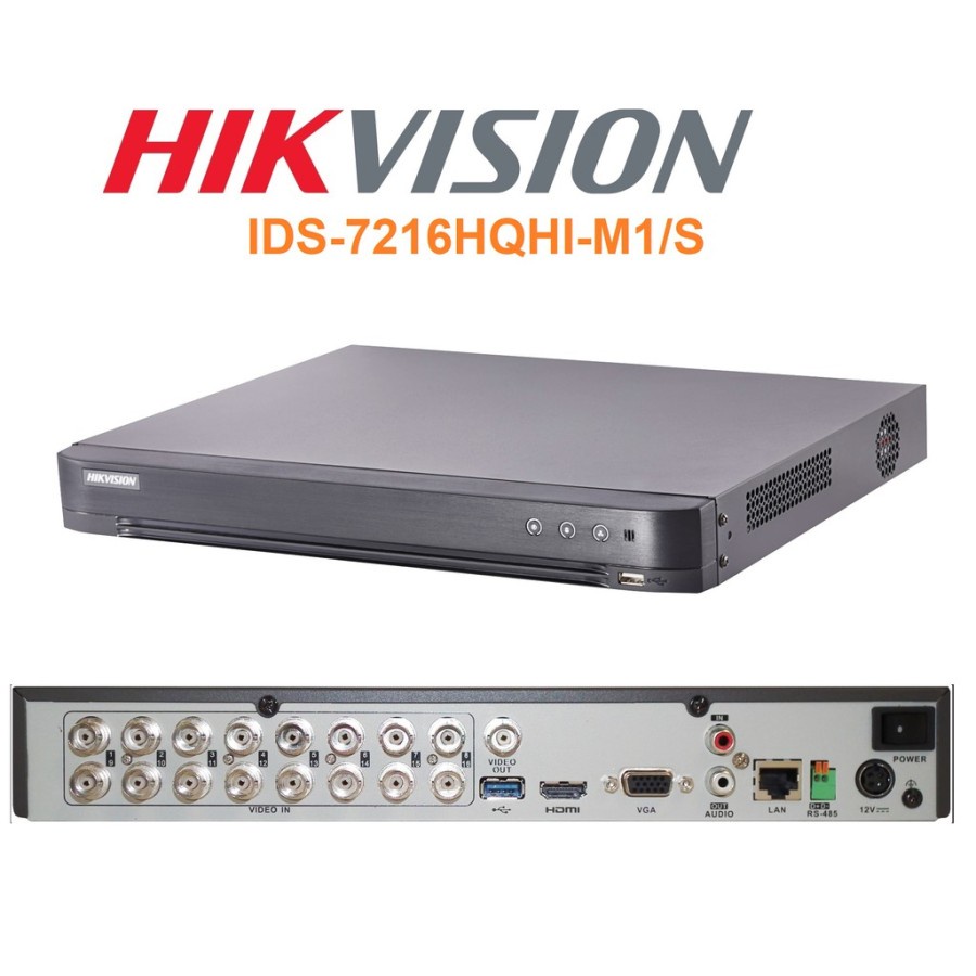 Jual HIKVISION DVR XVR 16CH IDS-7216HQHI-M1/S Acusense Turbo HD ...