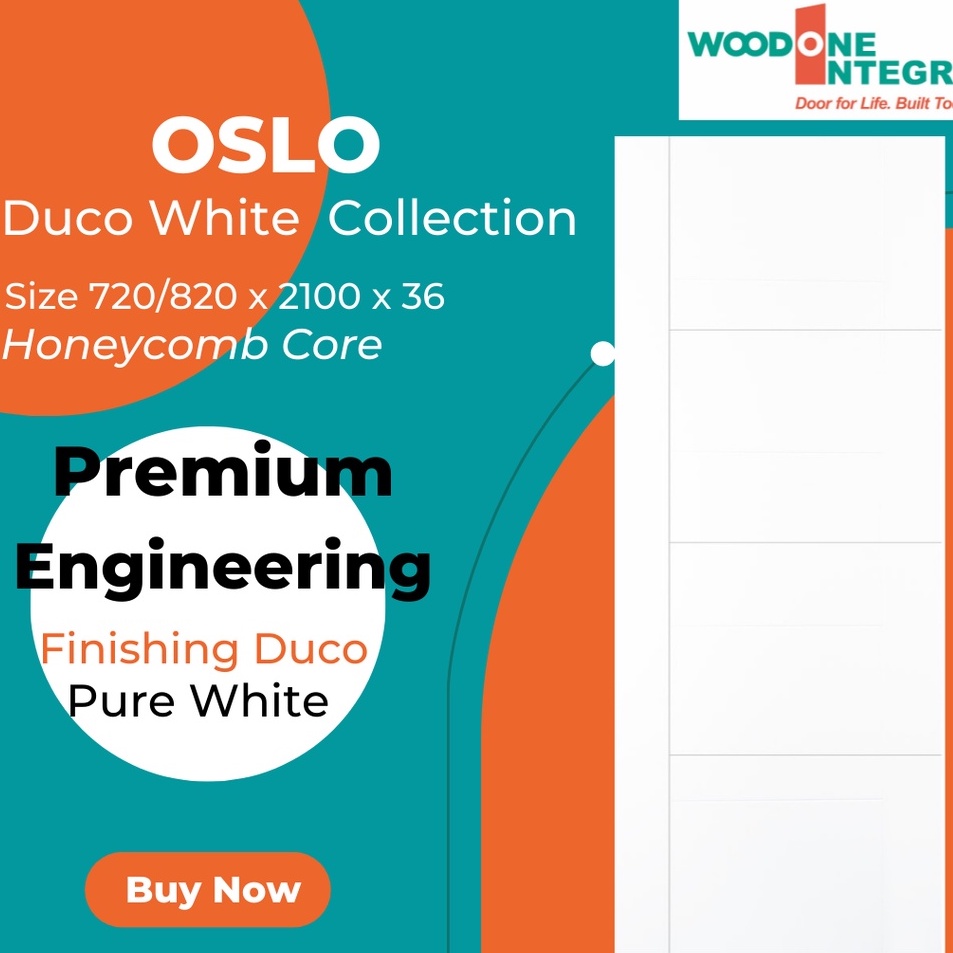 Jual Pintu Woodone Integra Premium Engineering tipe OSLO HONEYCOMB core ...