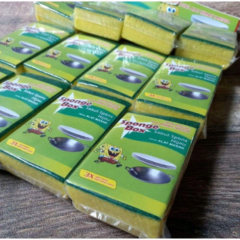 Jual Spoon Pencuci Piring/Sponge Box(12pcs) | Shopee Indonesia
