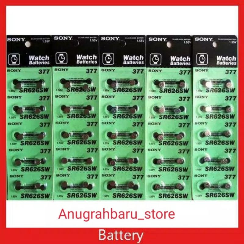 Jual Batere baterai battery Jam tangan Sony SR626SW 377 | Shopee Indonesia