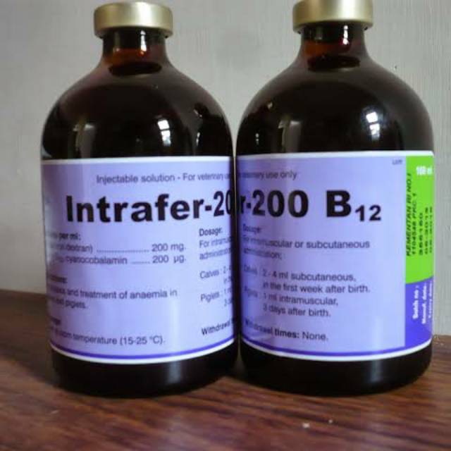 Jual INTRAFER 200 LA 100 ml - Mengatasi Anemia dan Memacu Pertumbuhan ...