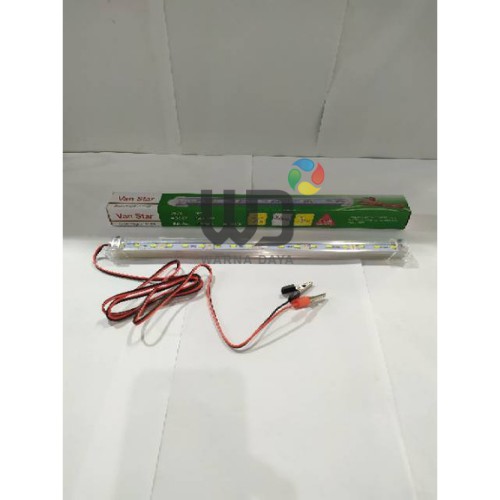 Jual VANSTAR Lampu TL LED 9w 12vdc Jepit Aki PUTIH | Shopee Indonesia