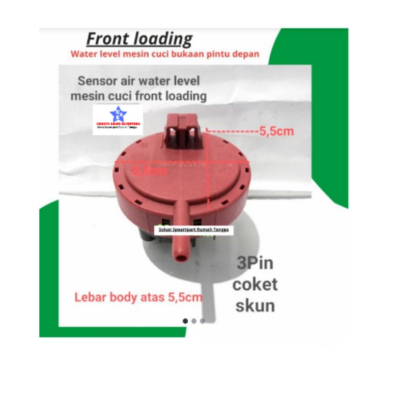 Jual Sensor water level air mesin cuci front loading universal | Shopee ...