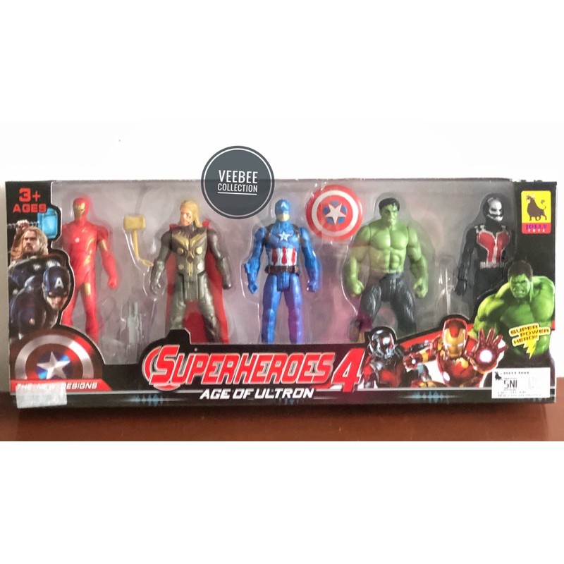Jual Mainan Action Figure Superhero/ Mainan Robot Anak/ mainan ...