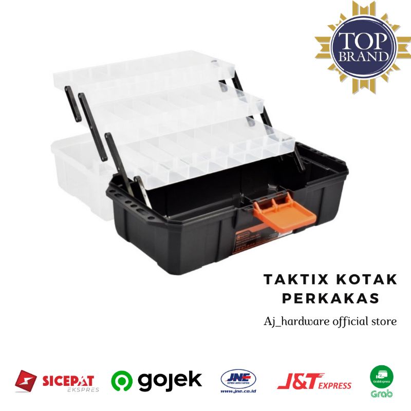 Jual Taktix Kotak Perkakas / Toolbox Multifungsi Dengan 3 Tray | Shopee ...