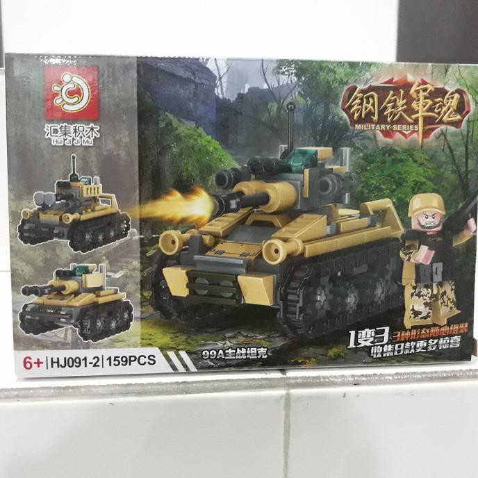 Jual Lego Brick Tank Amphibi Militer Kendaraan Mobil Perang Misil 3 In ...