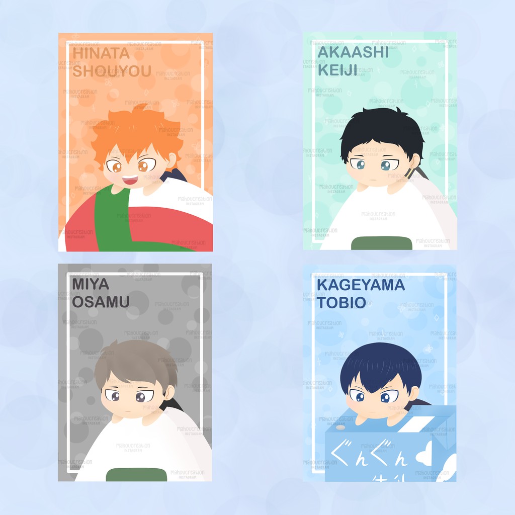 Jual Haikyuu!! Chibi | Haikyuu Art Print | Shopee Indonesia