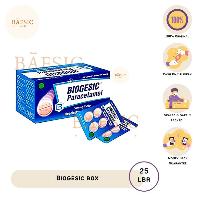 Jual Biogesic Box Isi 25 Strip * | Shopee Indonesia