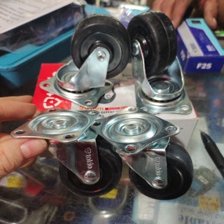 Jual roda hitam hidup 2inch set (isi 4pc) | Shopee Indonesia