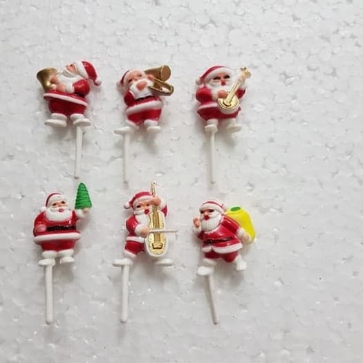 Jual Hiasan Natal - Santa Mini 6pcs | Shopee Indonesia