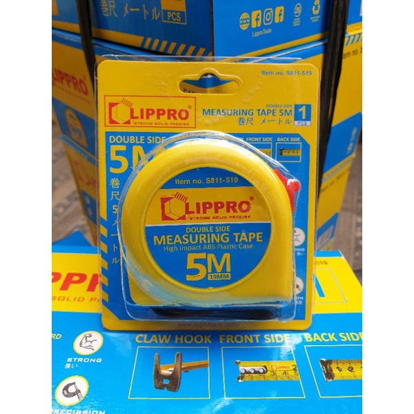 Jual LIPPRO METERAN 5 MTR LIPRO MEASURING TAPE LIPPRO 5 MTR | Shopee ...