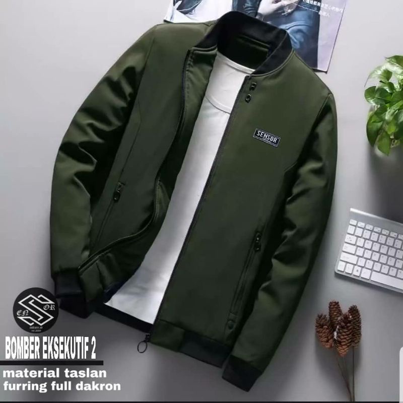 Jual Jaket bomber SENSOR eksekutif elegant | Shopee Indonesia Jual Jaket bomber SENSOR eksekutif elegant | Shopee Indonesia