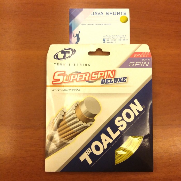 Jual TENIS-RAKET- TOALSON SUPER SPIN DELUXE STRING -RAKET-TENIS ...
