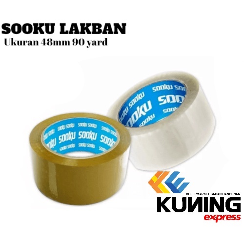 Jual Sooku lakban Selotip Solatip OPP Tape Packaging Packing Kemas ...