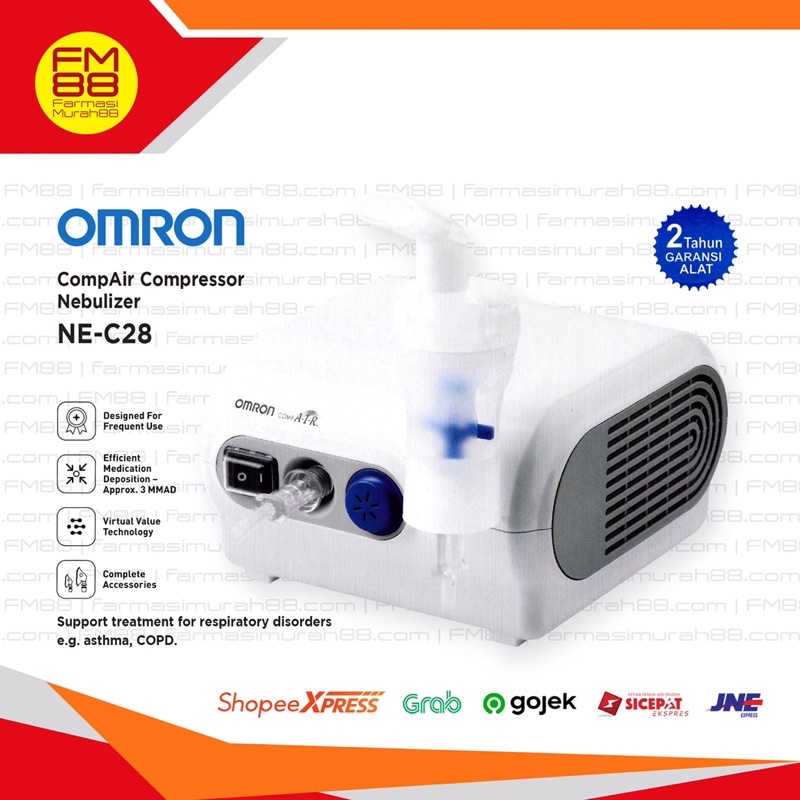 Jual Omron NE-C28 Compressor Nebulizer / Alat Uap | Shopee Indonesia