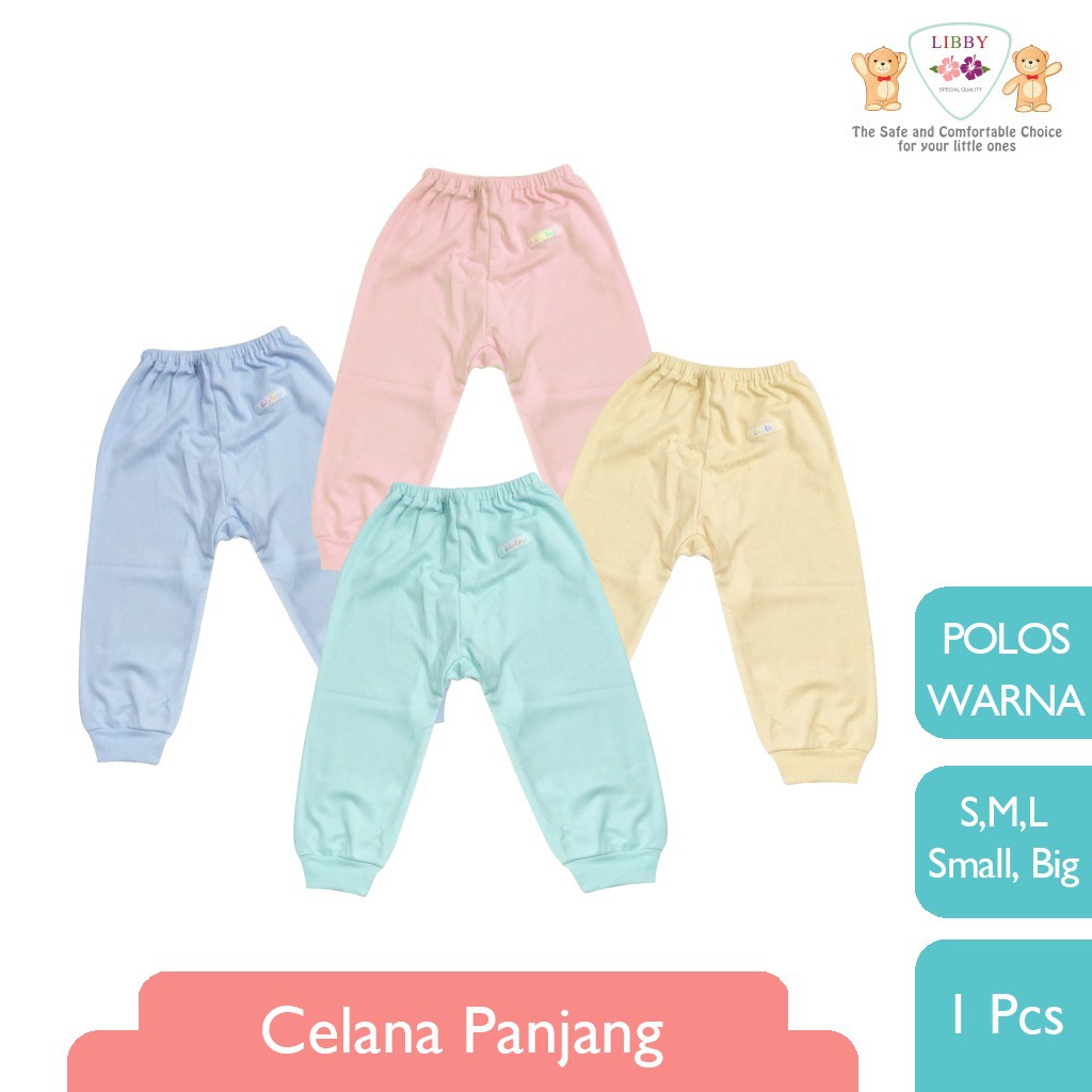 Jual LIBBY Celana Panjang Anak Polos Warna 1 PCS | Shopee Indonesia