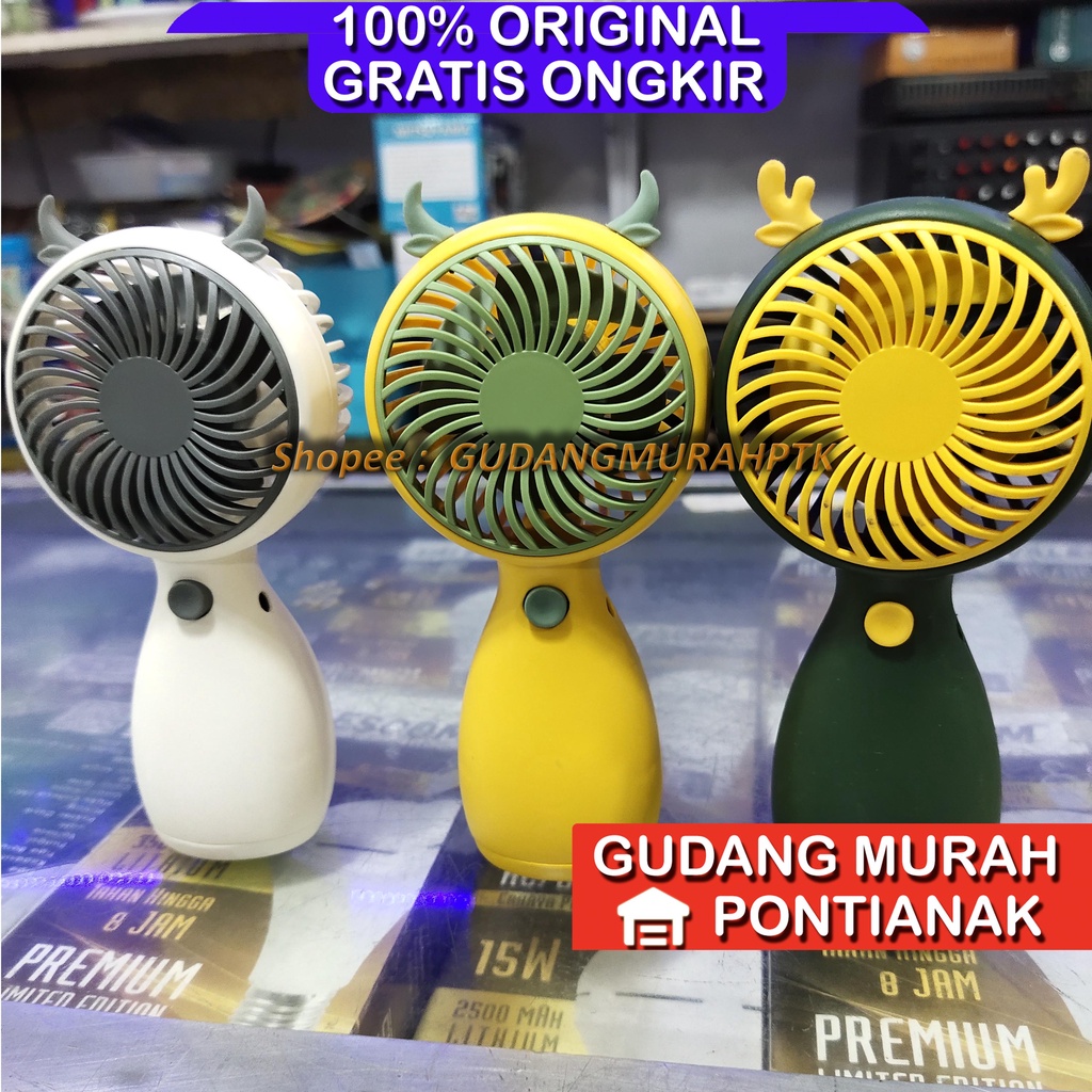 Jual Kipas Angin Portable Charge Mini Bisa Bawa Jalan Jalan pakai cas ...