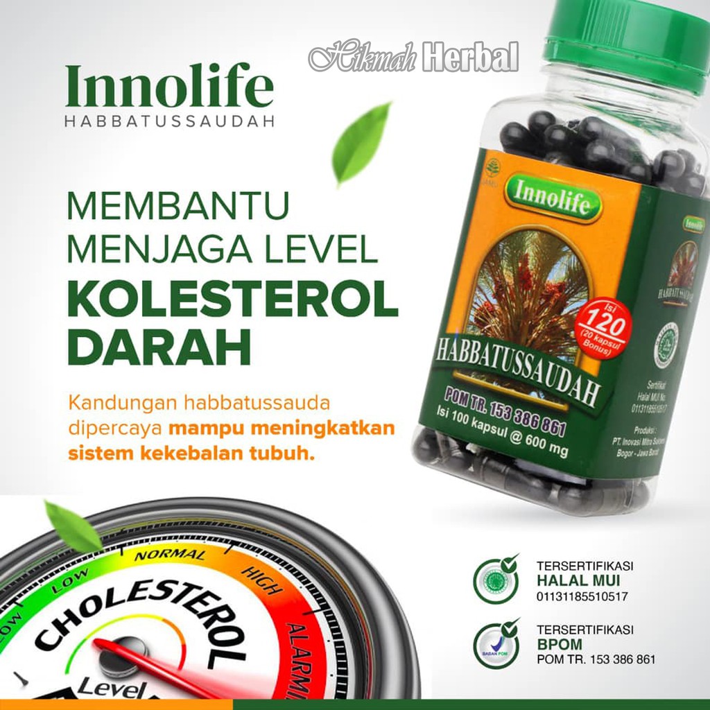 Jual Kapsul Habbatusauda Innolife Isi 120 Kapsul Asli | Shopee Indonesia