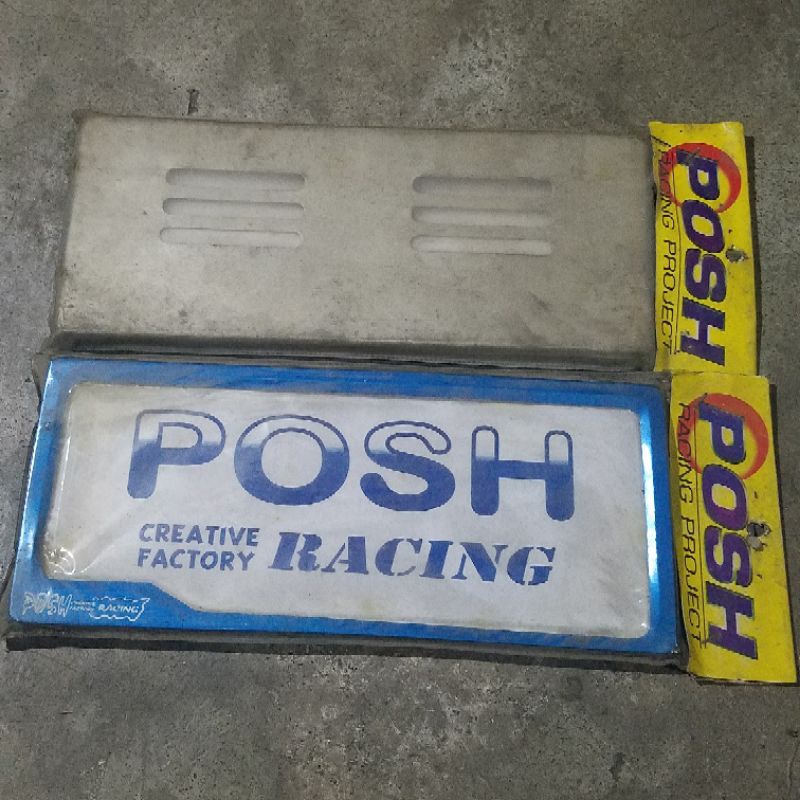 Jual Plat nopol sambungan sok absorber BSI posh 1set. | Shopee Indonesia