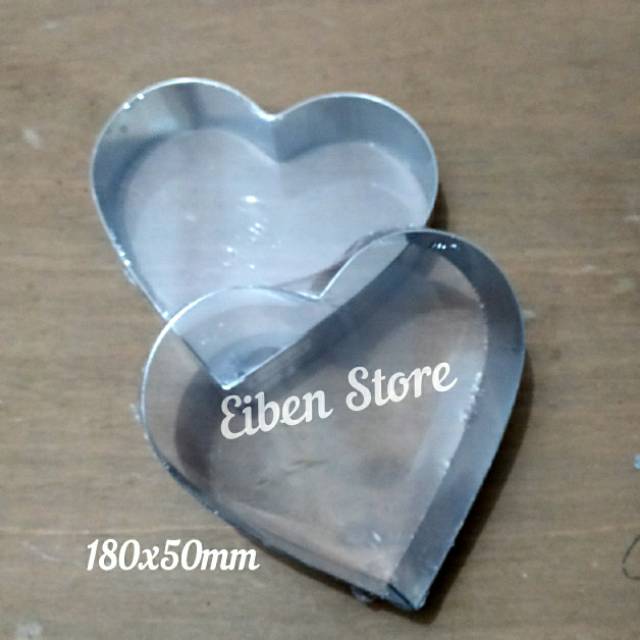 Jual Heart Cake Ring / Cake Ring Hati 18x5cm | Shopee Indonesia