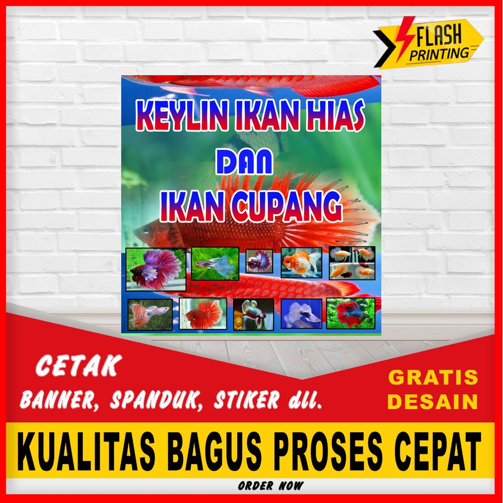 Jual Spanduk ikan hias | Shopee Indonesia