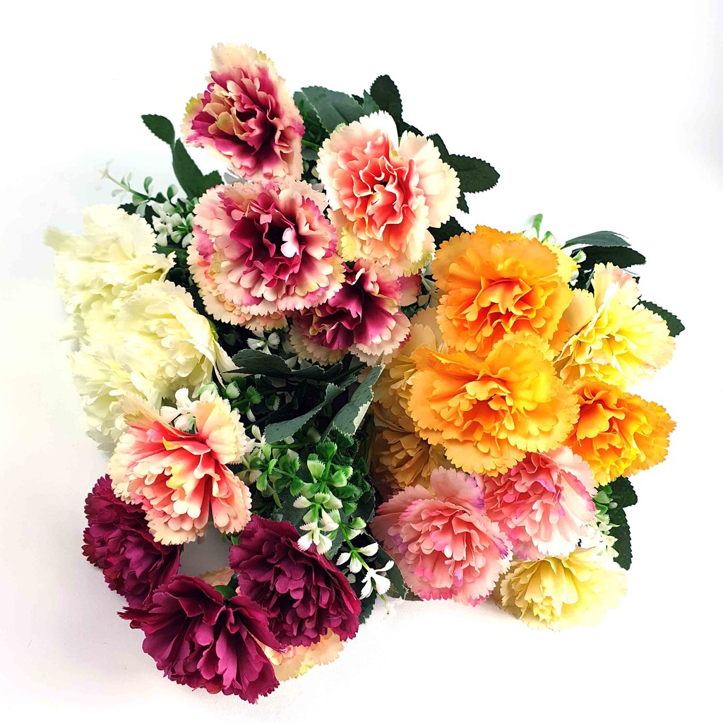 Jual Bunga Anyelir Warna 30 cm / Bunga Palsu/ Bunga Artificial/ Bunga ...