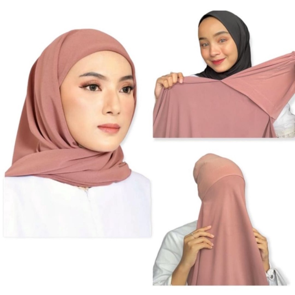 Jual HIJAB SEGI EMPAT INSTAN 2in1 PLUS INNER/SEGITIGA INSTAN 2in1 INNER/SEGI EMPAT CERUTY/JILBAB ...
