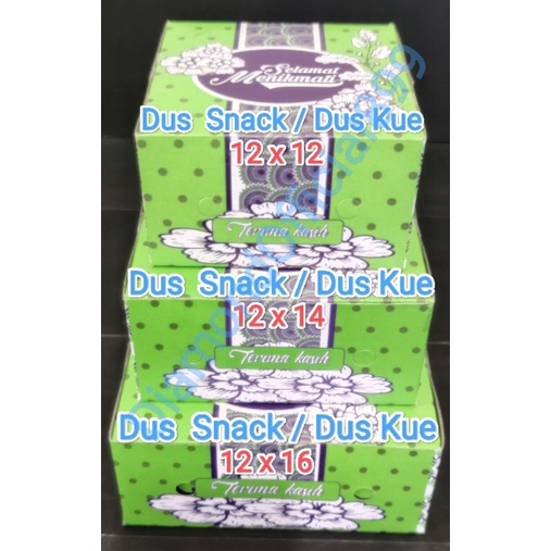 Jual Dus Kotak Kue Motif 12x12 12x14 12x16 / Dus Snack 12x14 / Dus ...