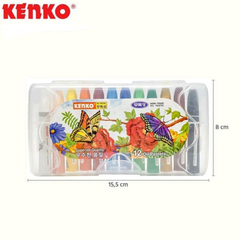 Jual CRAYON KENKO ISI 12 WARNA | Shopee Indonesia