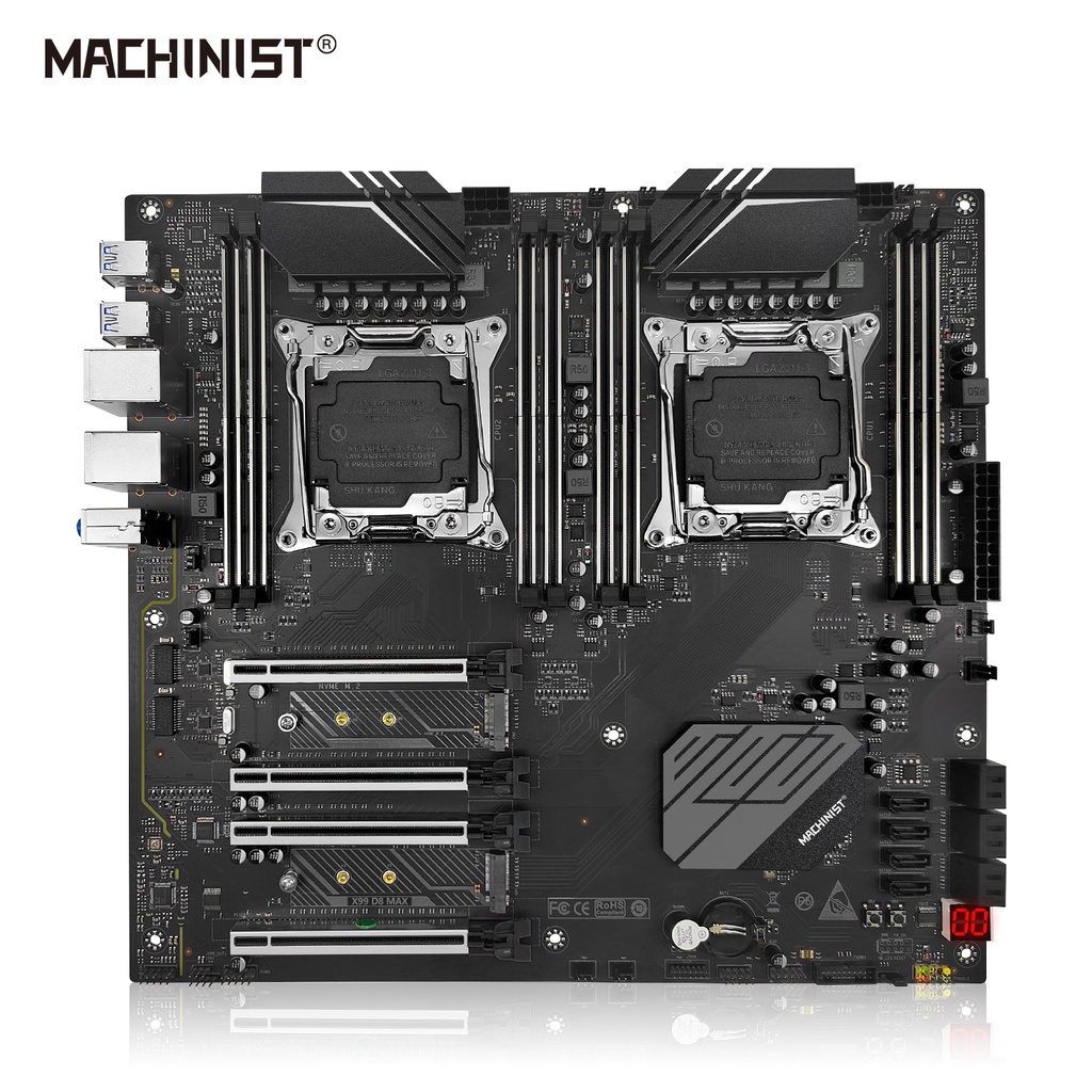 Jual PREORDER MACHINIST X99 Motherboard Dual LGA 2011-3 CPU slot ...