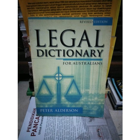 Jual ORIGINAL BEKAS LEGAL DICTIONARY FOR AUSTRALIANS REVISED EDITION ...