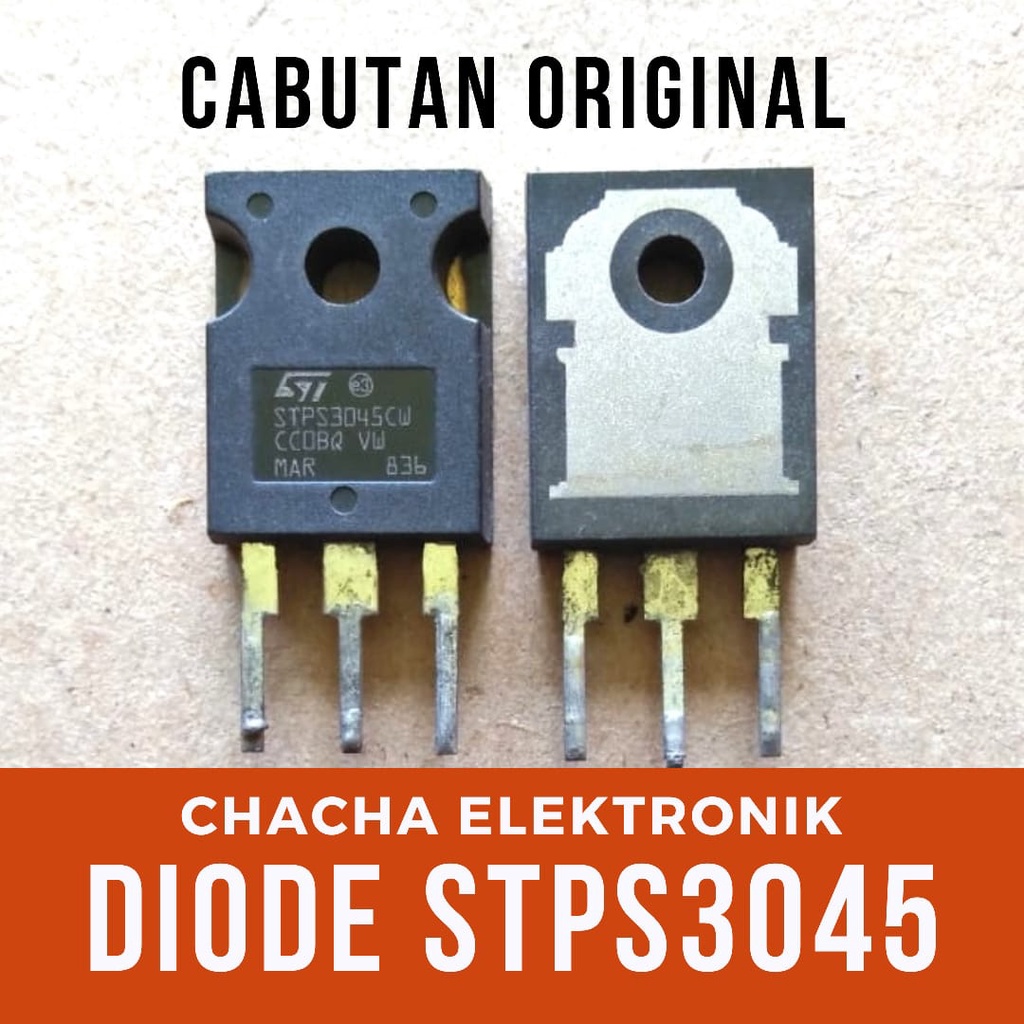 Jual DIODE MBR3045 STPS3045 DIODA 3045 30A | Shopee Indonesia