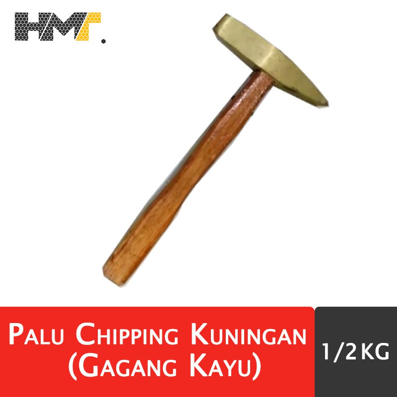 Jual Palu Chipping Kuningan Gagang Kayu 500 gram | Shopee Indonesia