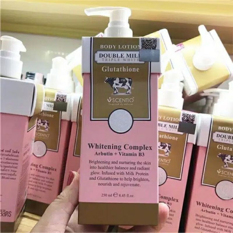 Jual [BPOM] Scentio Double Milk Triple White Body Lotion Pemutih ...