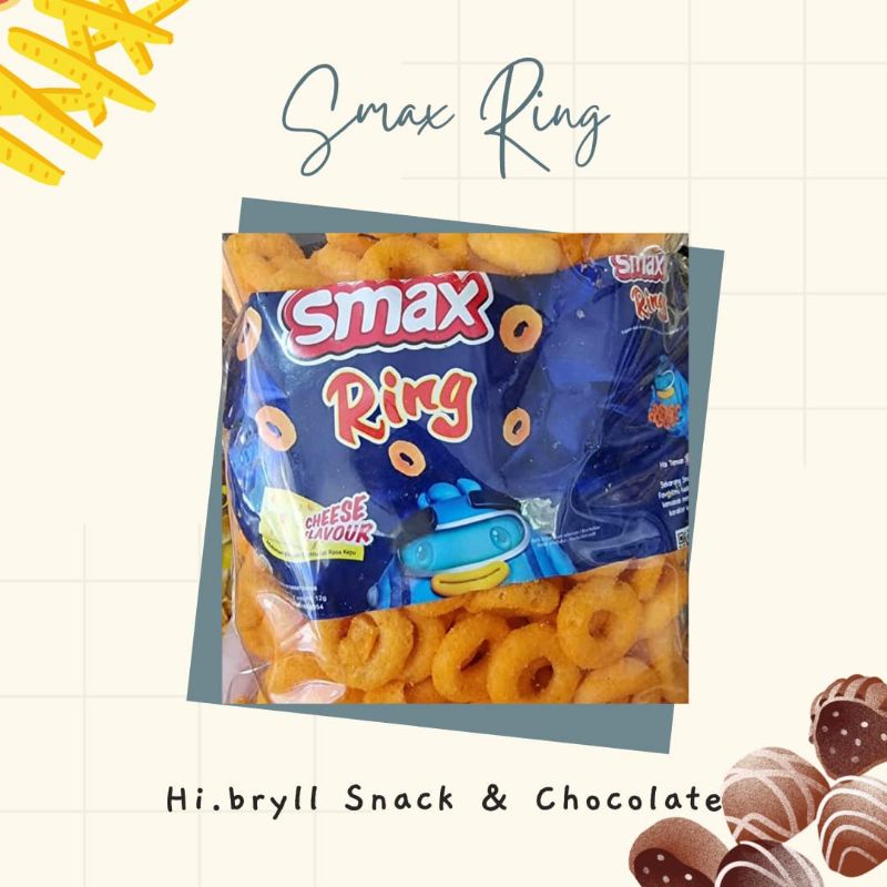 Jual Aneka Snack Kiloan Original Smax Ring Makanan Ringan Cemilan Murah ...