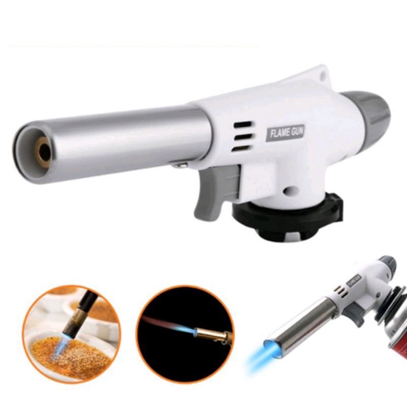 Jual Gas Torch Flame Gun Kepala Las Gas Kaleng Blow Portable BBQ | Shopee Indonesia
