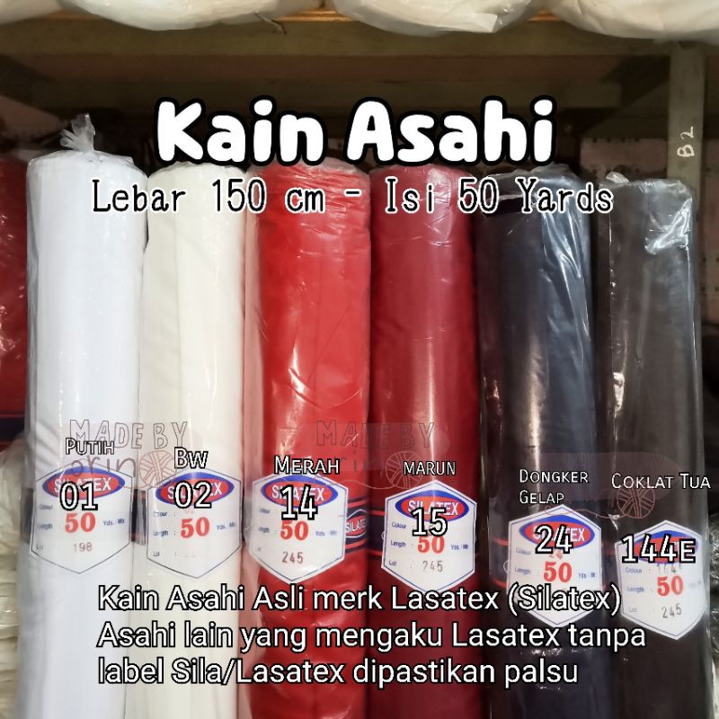 Jual Kain Asahi Furing Lasatex Silatex Lebar Besar | Shopee Indonesia