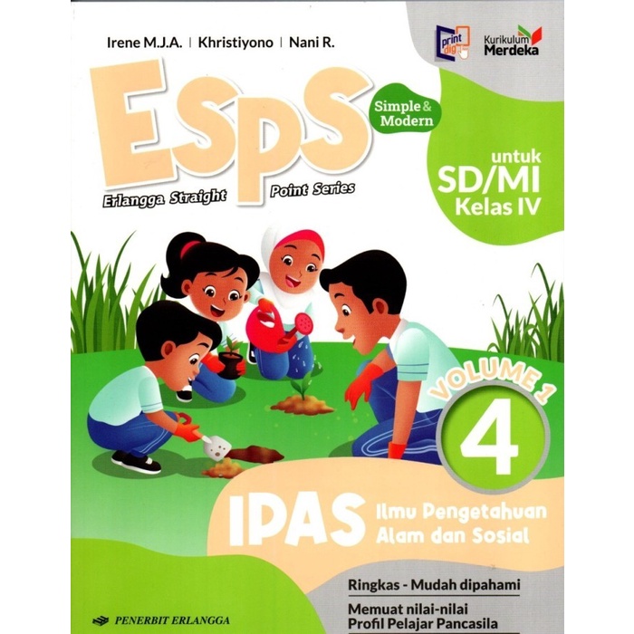 Jual NEW & ORI BUKU ESPS IPAS VOLUME 1 SD/MI KELAS 4 KURIKULUM MERDEKA | Shopee Indonesia