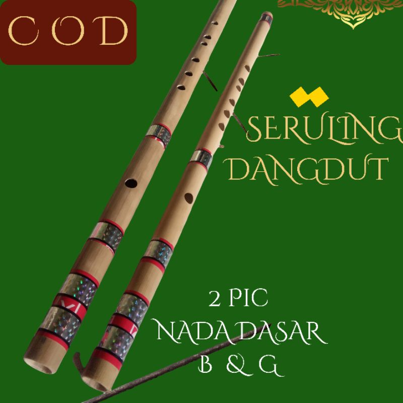 Jual SERULING DANGDUT 2 PIC NADA DASAR B DAN G | Shopee Indonesia