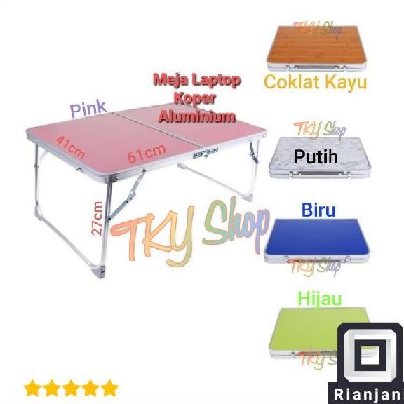 Jual Baru Meja Kecil Aluminium Meja Mini Belajar Lipat Koper Meja ...