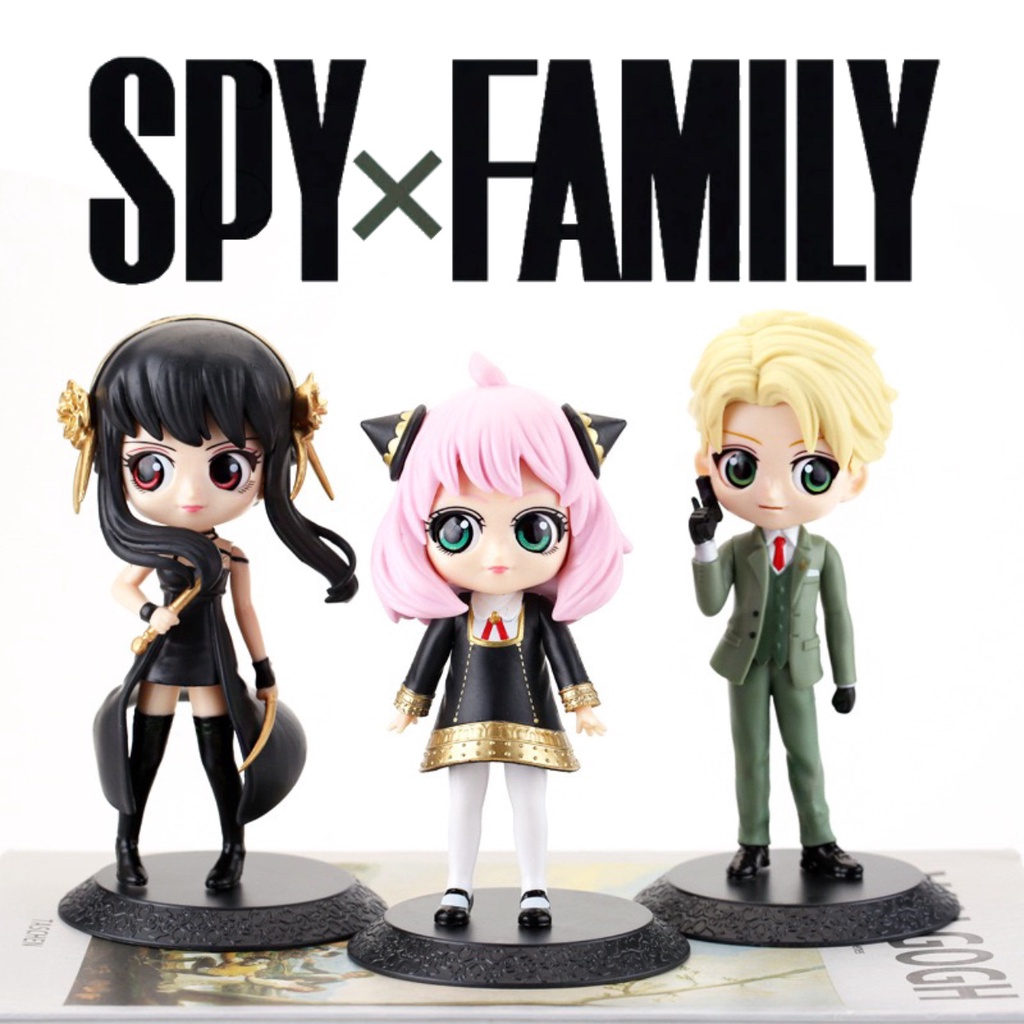 Jual ACTION FIGURE QPOSKET SPY X FAMILY ANYA LOID YOR FORGER Q POSKET TOPPER CAKE MAINAN ...
