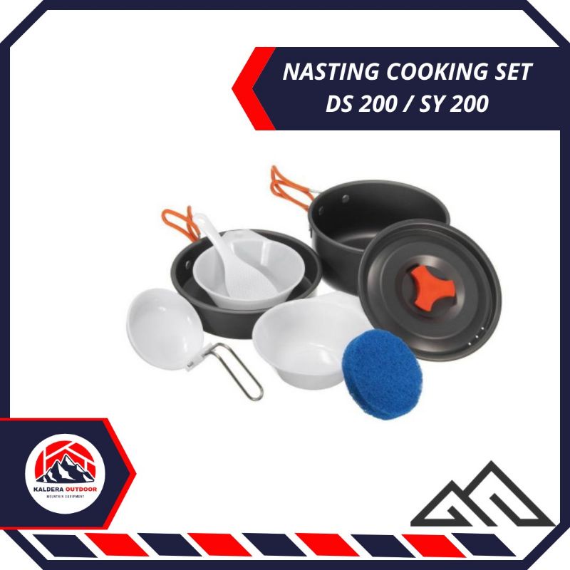 Jual SALE..!!! Nasting Cooking alat masak set DS 200 / SY 200 Camping gunung | Shopee Indonesia