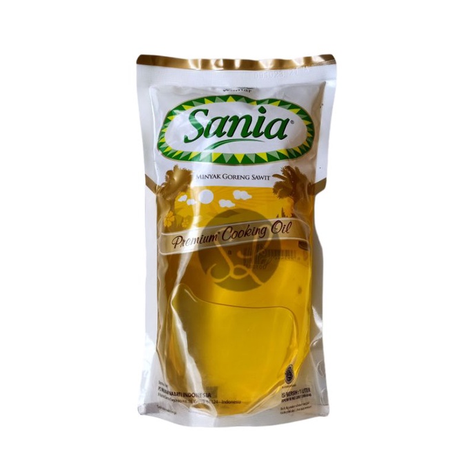 Jual Sania Minyak Goreng 1 Liter / Premium Cooking Oil Pouch Sania 1L ...