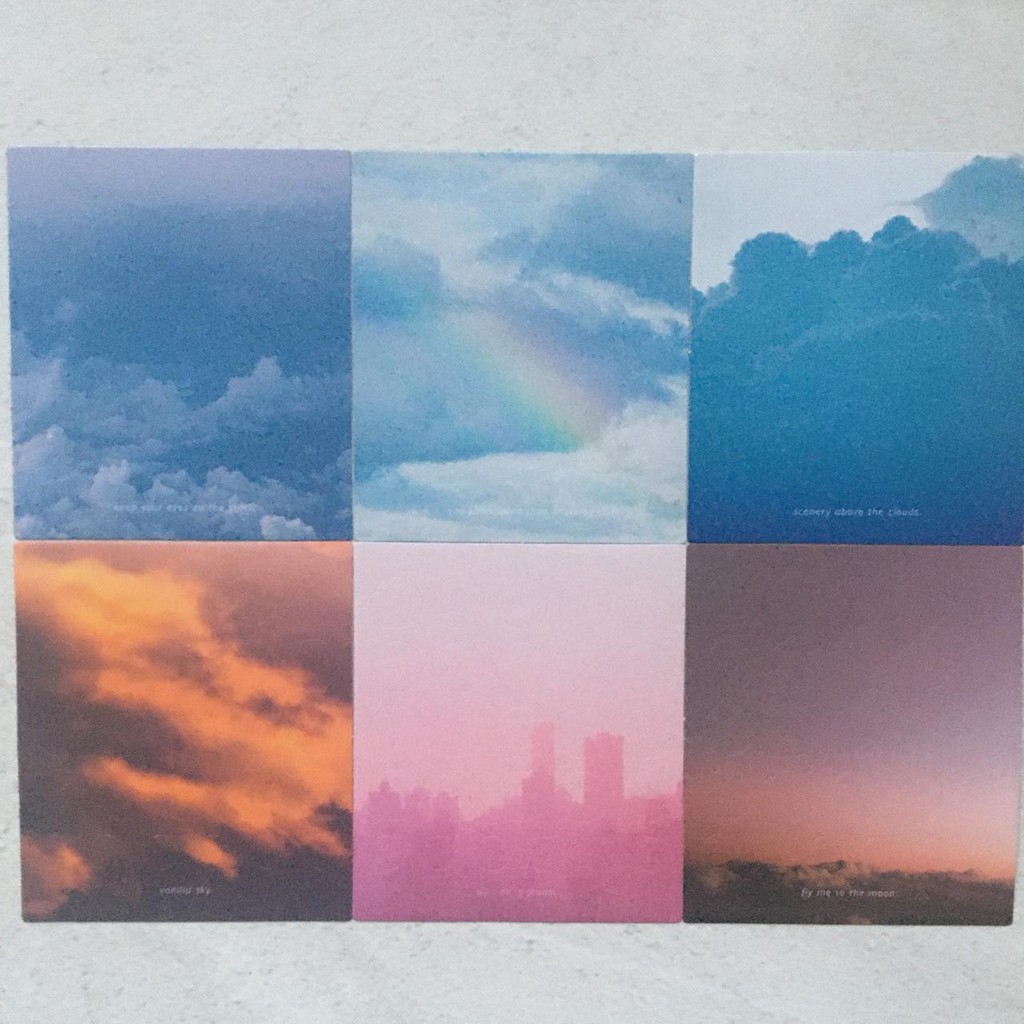 Jual SKY SERIES STICKER / DECO STICKER / BULLET JOURNAL POLCOS ...