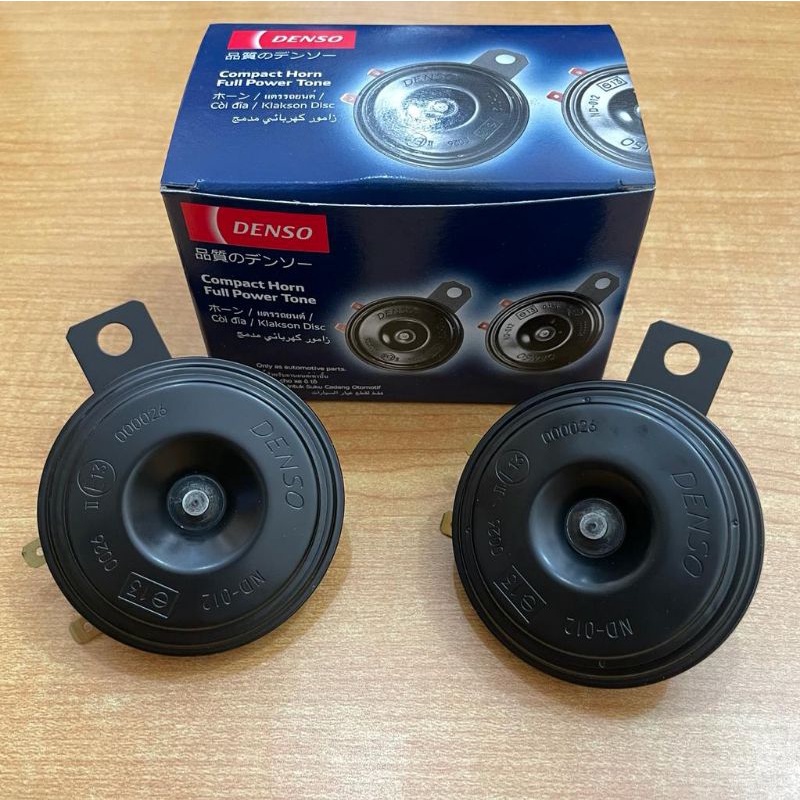 Jual Klakson denso disc bulat / denso keong waterproof original ...