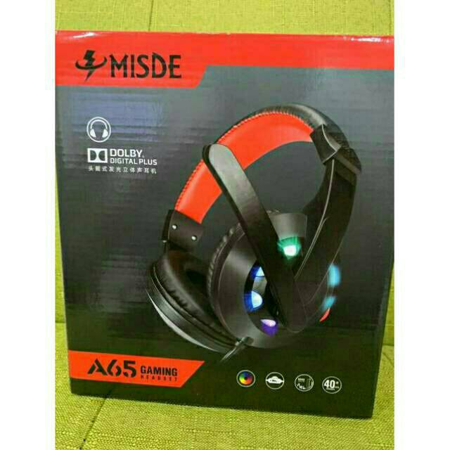 Jual [RO88] Handset Headset Gaming PUBG A65 NON LED | Shopee Indonesia