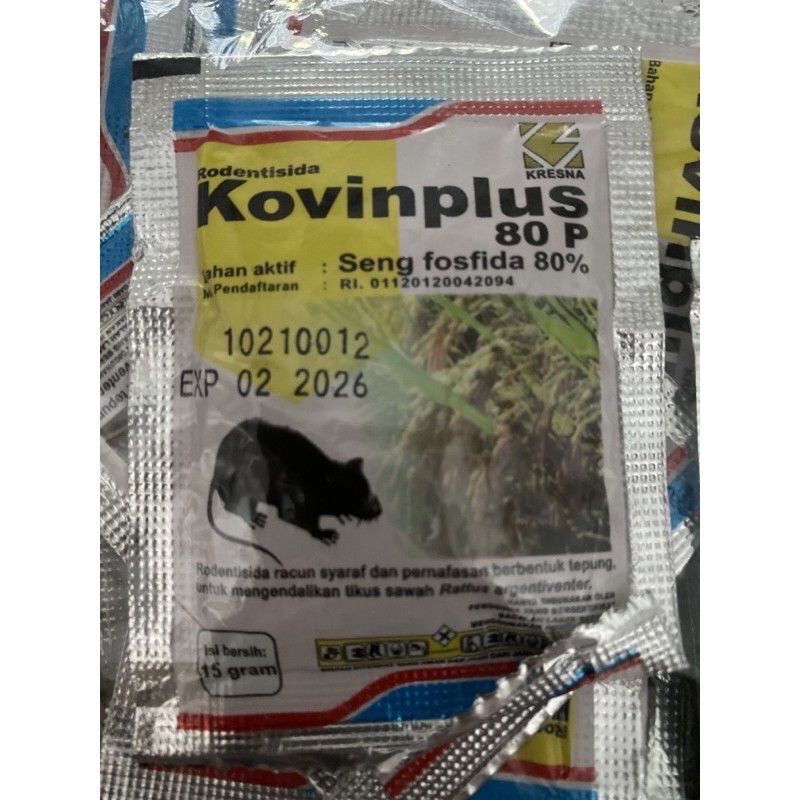 Jual RACUN TIKUS DAN BABI HUTAN/ Kovinplus 80 P | Shopee Indonesia